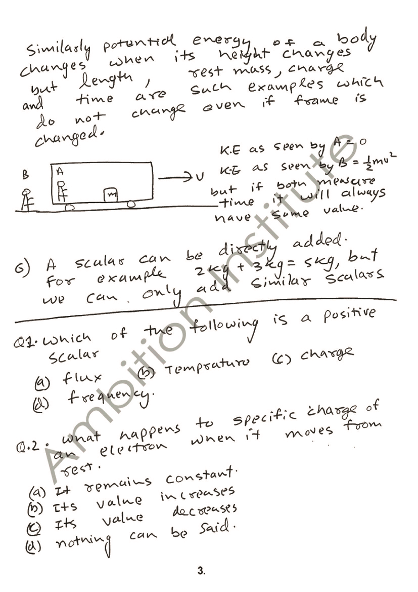 Scalar and Vector Theory Sheets, Class 12, Electrostatics (IIT and AIPMT) - Class 11 PDF Download