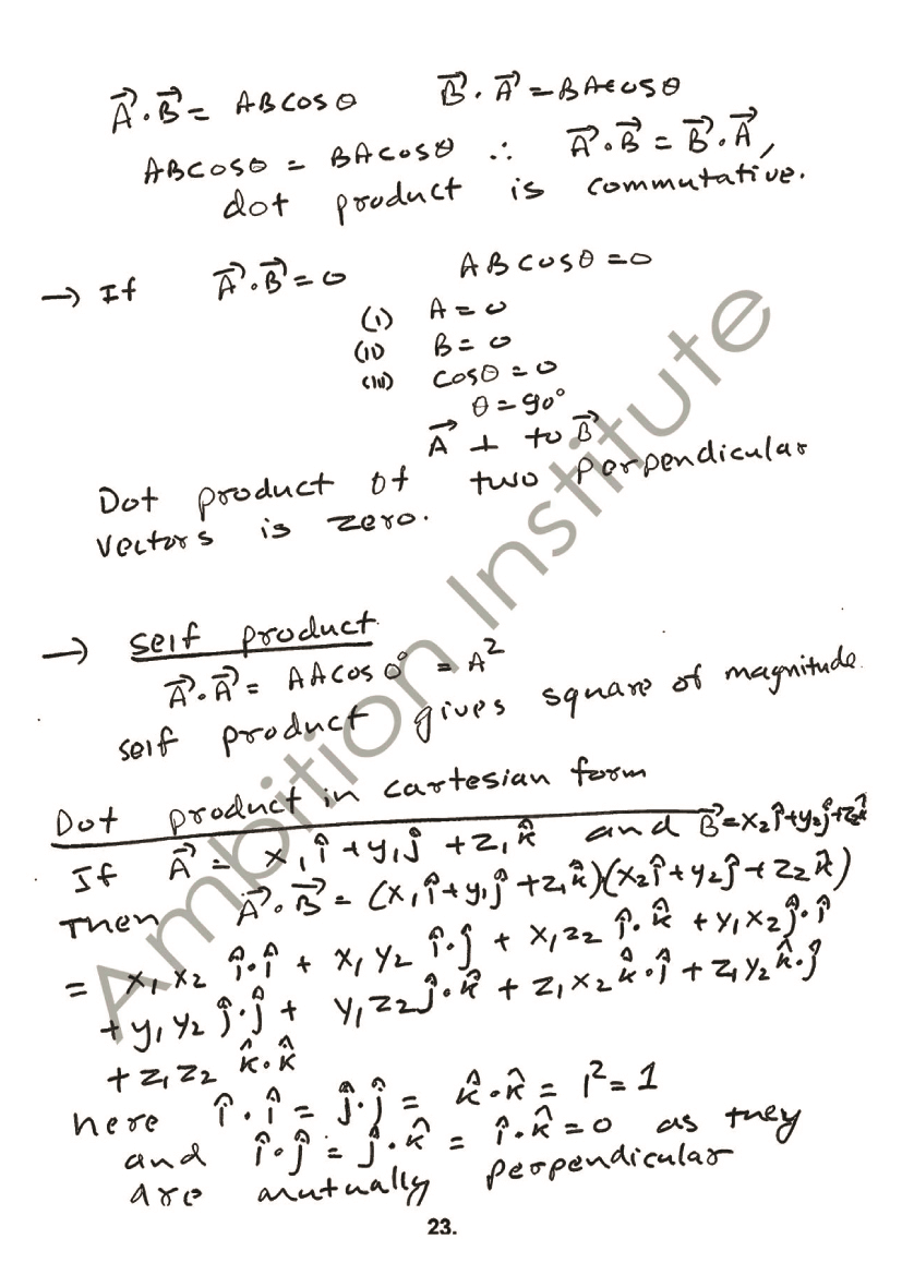 Scalar and Vector Theory Sheets, Class 12, Electrostatics (IIT and AIPMT) - Class 11 PDF Download