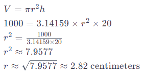 Important Formulas: Cylinders - GMAT PDF Download