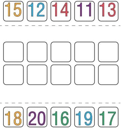 Making 10 (Numbers 10 to 20) - 2 Class 1 Worksheet Maths