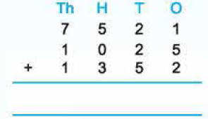 Class 4 Maths Practice Question Answers - Addition and Subtraction