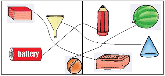 What is Long? What is Round? -1 Class 1 Worksheet Maths