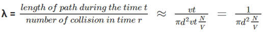 Collision Theory, Mean Free Path & viscosity of gases - Notes | Study ...