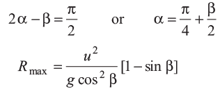Projectile Motion along an Inclined Plane - JEE PDF Download