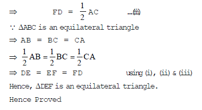 Mid-Point Theorem Class 9 - Quadrilaterals, CBSE Mathematics PDF Download