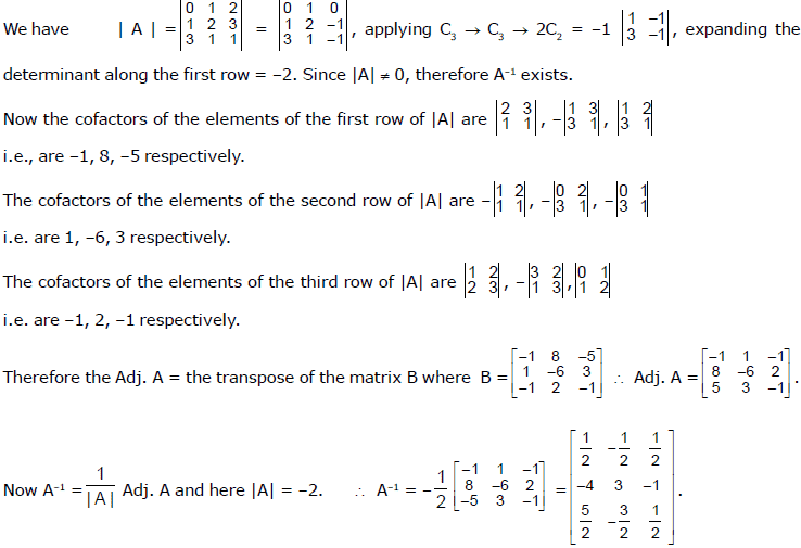 System of Linear Equations - Mathematics (Maths) Class 12 - JEE PDF ...