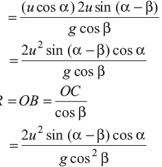 Projectile Motion along an Inclined Plane - JEE PDF Download
