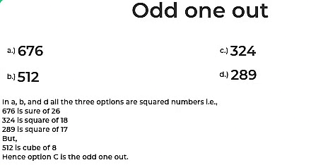 Important Formulas: Odd Man Out - General Intelligence and Reasoning ...