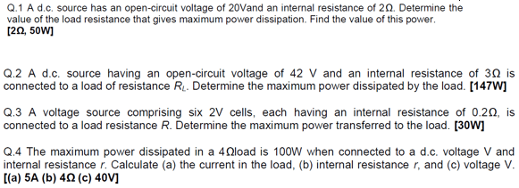 Chapter - Maximum Power Theorem, PPT, DC Circuits, Semester ...