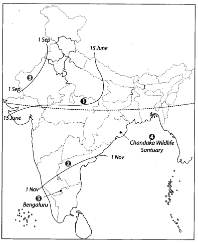 Class 9 Geography Chapter 1 Map Based Question Answers - Contemporary ...