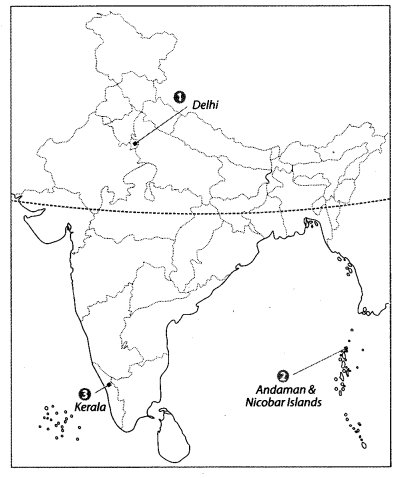 Class 9 Geography Chapter 1 Map Based Question Answers - Contemporary ...
