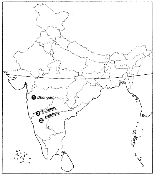 Map Based Questions: Pastoralists in the Modern - Social Studies (SST ...