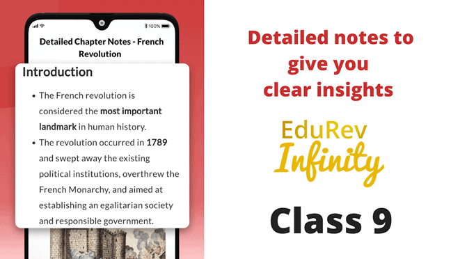 What do you get under EduRev Infinity Package for Class 9?