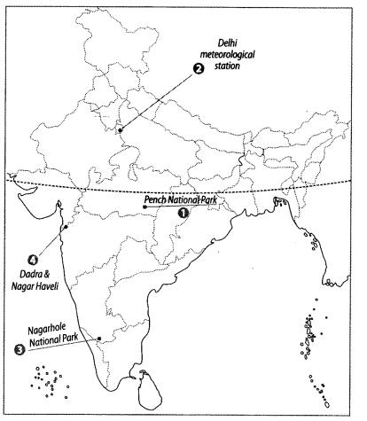 Class 9 Geography Chapter 1 Map Based Question Answers - Contemporary ...