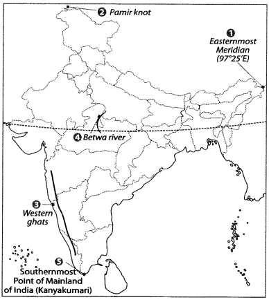 Class 9 Geography Chapter 1 Map Based Question Answers - Contemporary ...