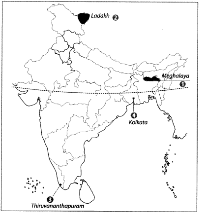 Class 9 Geography Chapter 1 Map Based Question Answers - Contemporary ...