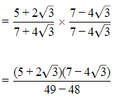 Class 9 Maths Chapter 1 Practice Question Answers - Number System