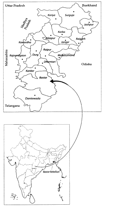 Map Based Questions: Forest Society and Colonialism - Social Studies ...