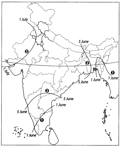 Class 9 Geography Chapter 1 Map Based Question Answers - Contemporary ...