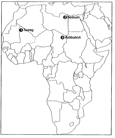 Map Based Questions: Pastoralists in the Modern - Social Studies (SST ...