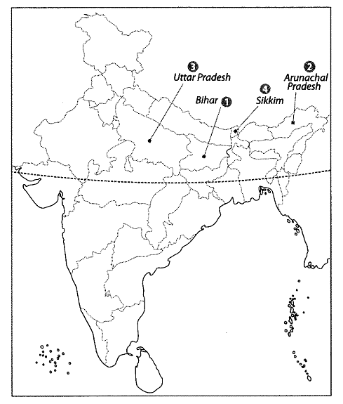 Class 9 Geography Chapter 1 Map Based Question Answers - Contemporary ...