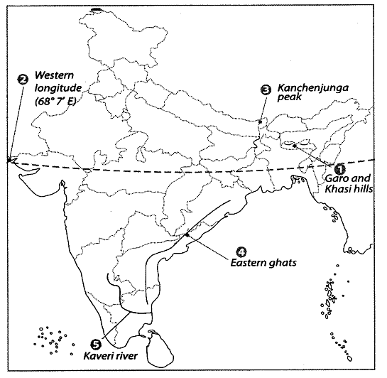 Class 9 Geography Chapter 1 Map Based Question Answers - Contemporary ...