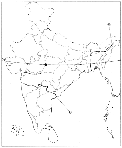 Class 9 Geography Chapter 1 Map Based Question Answers - Contemporary ...