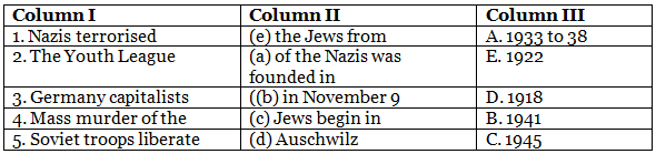 Class 9 History Chapter 3 Practice Question Answers - Nazism and the ...