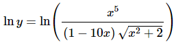 Logarithmic Differentiation and Practice Problems - Calculus ...