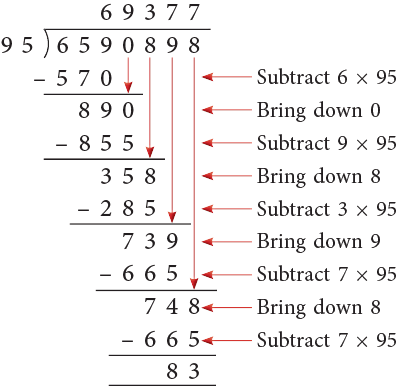 Operations on Large Numbers Class 5 Notes Maths Free PDF