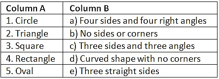 Worksheet Solutions: Geometrical Shapes - Know Your Aptitude Class 3 To 5 - Class 5 PDF Download