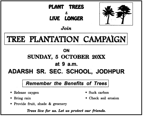 General Posters | Class 11 English Grammar