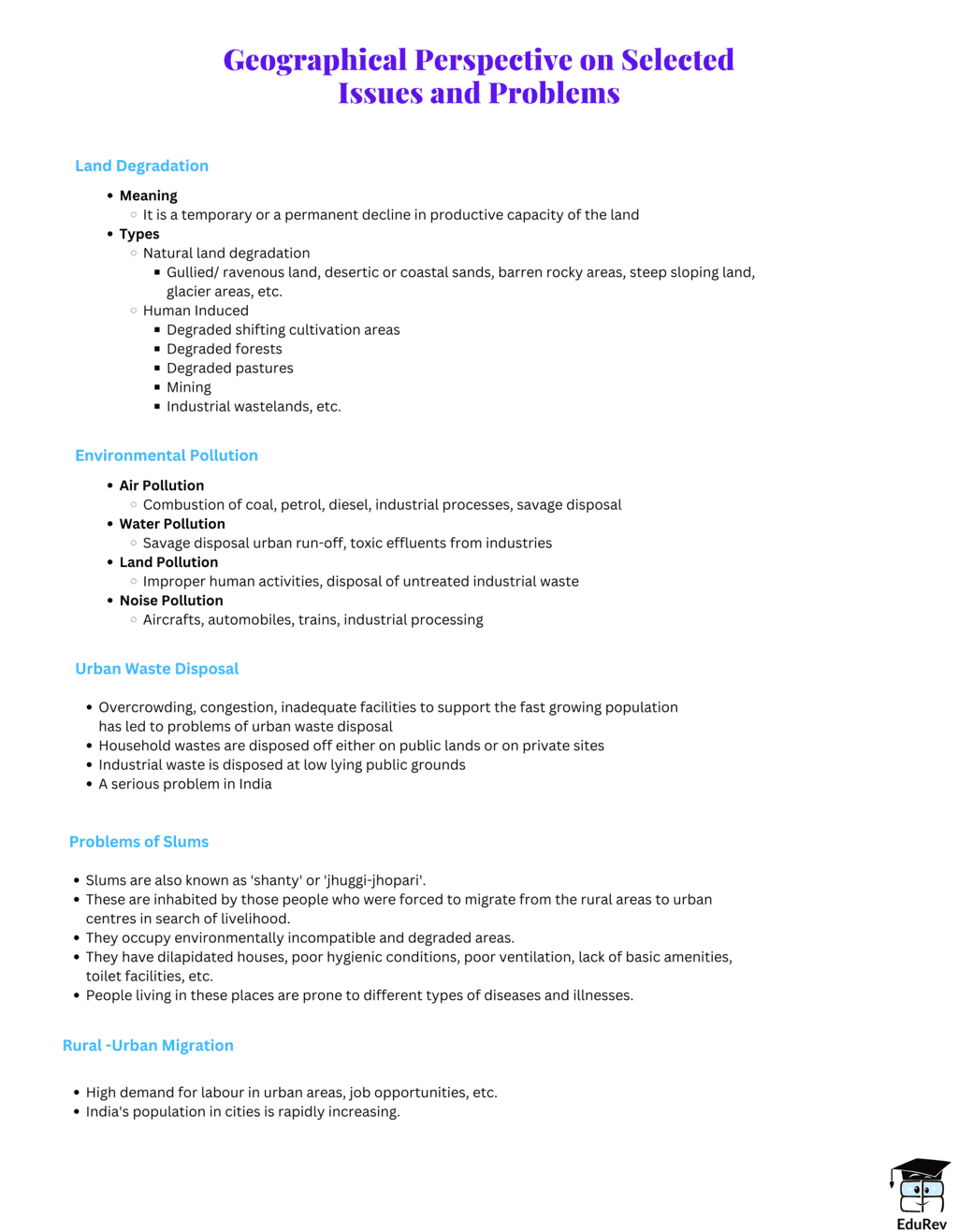 Mind Map: Geographical Perspective on Selected Issues and Problems ...