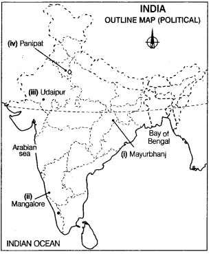 Map Based Work: Mineral and Energy Resources - Geography Class 12 - Humanities/Arts PDF Download