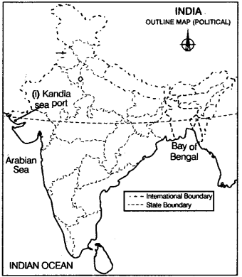 Map Based Work: International Trade - Geography Class 12 - Humanities ...