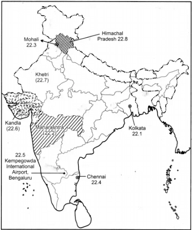 Class 12 Geography Solved Paper (2019 Out Delhi Set-I) - Geography for ...