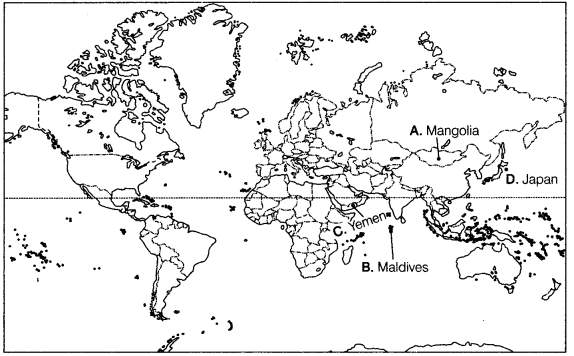 Map Based Work: The World Population - Geography Class 12 - Humanities ...