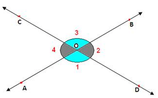 If two lines intersect then the vertically opposite angles are equal - CBSE/Schools PDF Download