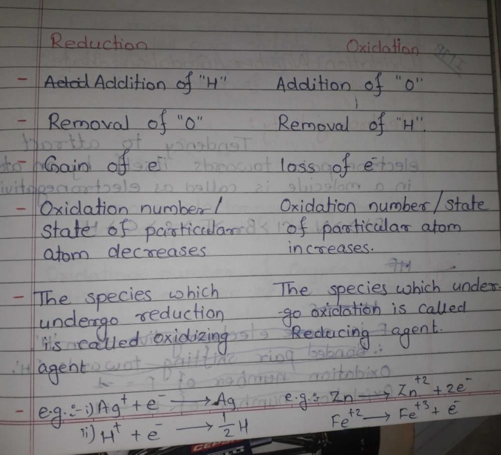What Is The Difference Between Oxidation And Reduction Reaction