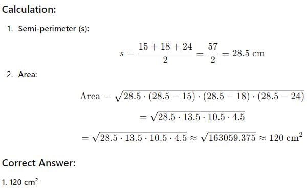 Heron’s Formula Class 9 Notes Maths Chapter 10 Free PDF