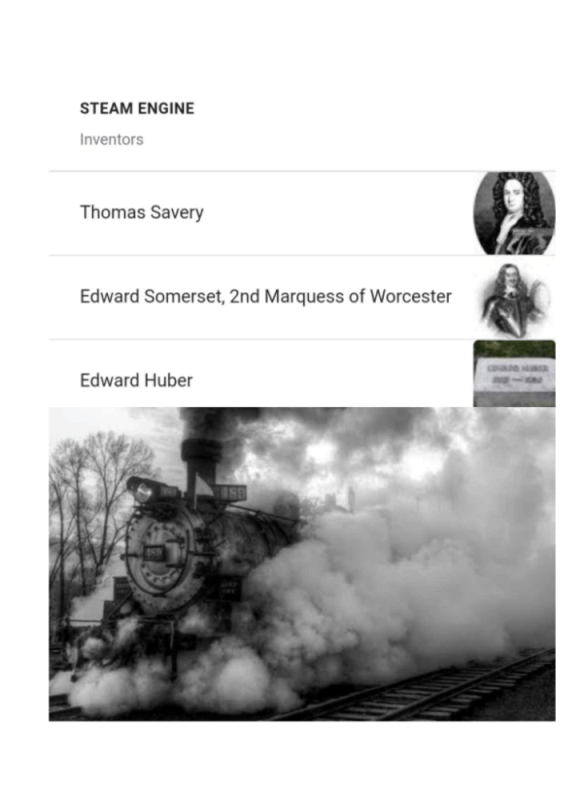 Who invented steam engine ? - EduRev Class 10 Question