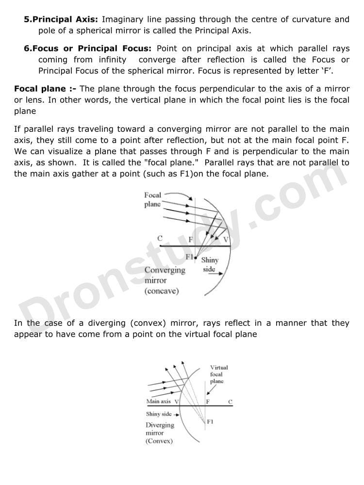 NOTES OF LIGHT CLASS 10 PDF Download