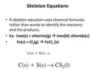What Is Skeletal Chemical Equation Related Types Of Chemical What Is Skeletal Chemical Equation Related Types Of Chemical
