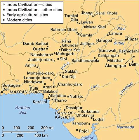 A Beautiful Indus Valley Civilisation Map [2023] UPSC, 60% OFF
