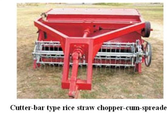 Paddy Straw choppers and spreaders, Biomass Management for Fodder and ...