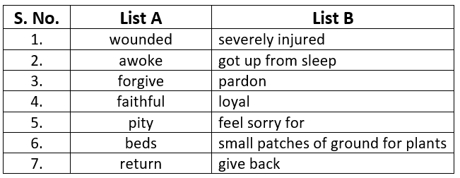 NCERT Solutions for Class 7 English - Three Questions