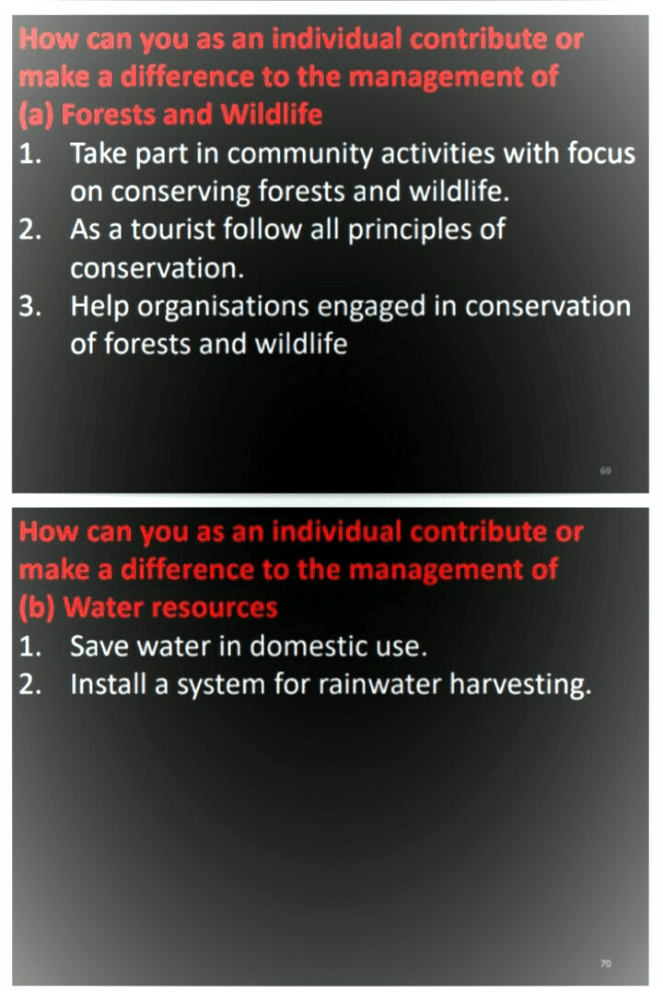 "Sustainable Management of Natural Resources" Notes for Class 10th. PDF ...