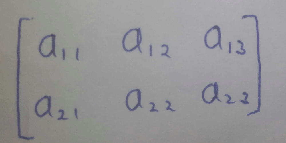 To construct a 2 x 3 matrix [ aij], such that aij = The values that i ...