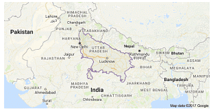 Uttar Pradesh: Geographical Location | Course for UPPSC Preparation ...