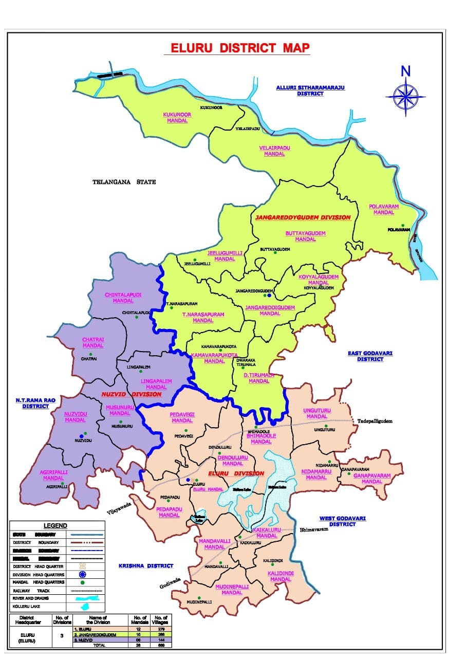 Map: Eluru District - APPSC State Specific Preparation Course - APPSC ...